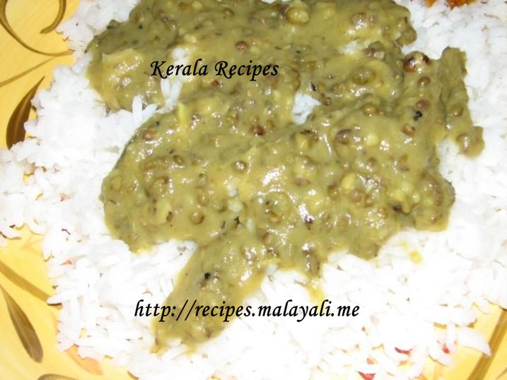 Cheru Payaru (Whole Green Gram) Curry – Kerala Recipes