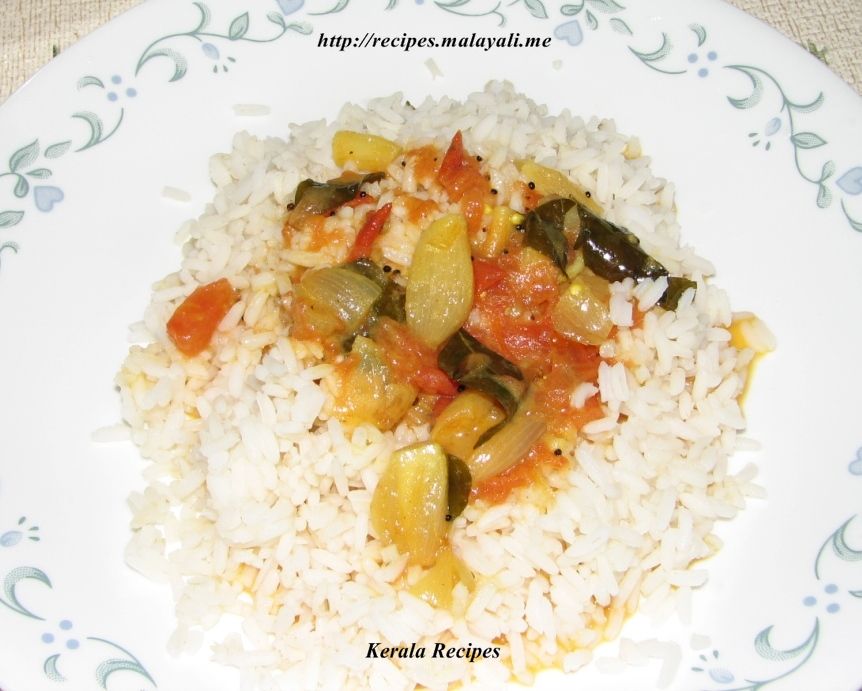 Kunjulli Thakkali Curry – Shallots Tomato Curry – Kerala Recipes